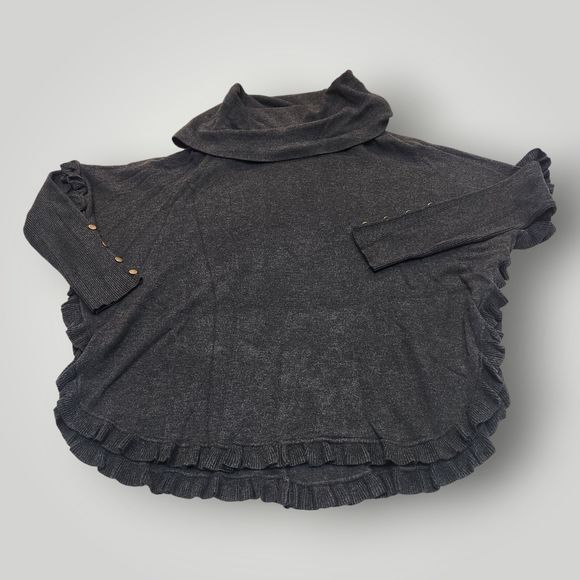Joseph A | Sweaters | Joseph A Woman Plus 2x Dark Gray Turtleneck ...